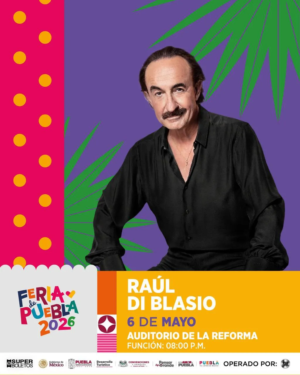 Raúl Di Blasio dará concierto el 6 de mayo en Puebla | Exclusivas Puebla
